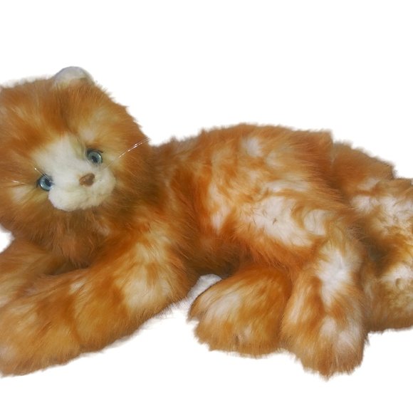 Russ | Toys | Vtg Yomiko Blue Eyed Orange Tabby Cat Realistic Russ ...